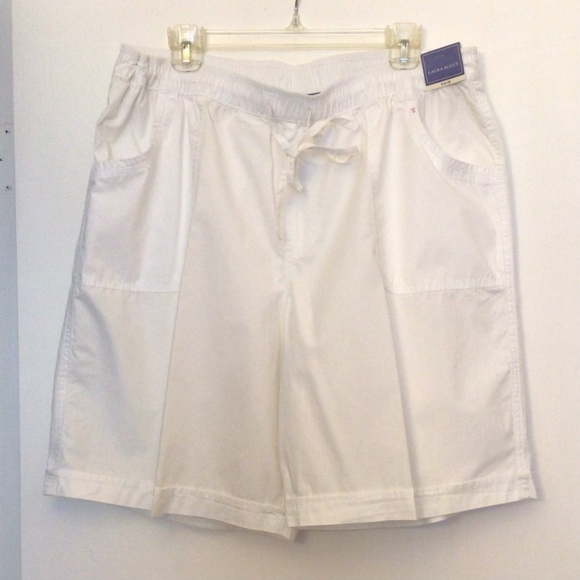 Laura Scott | Shorts | Laura Scott White Shorts | Poshmark